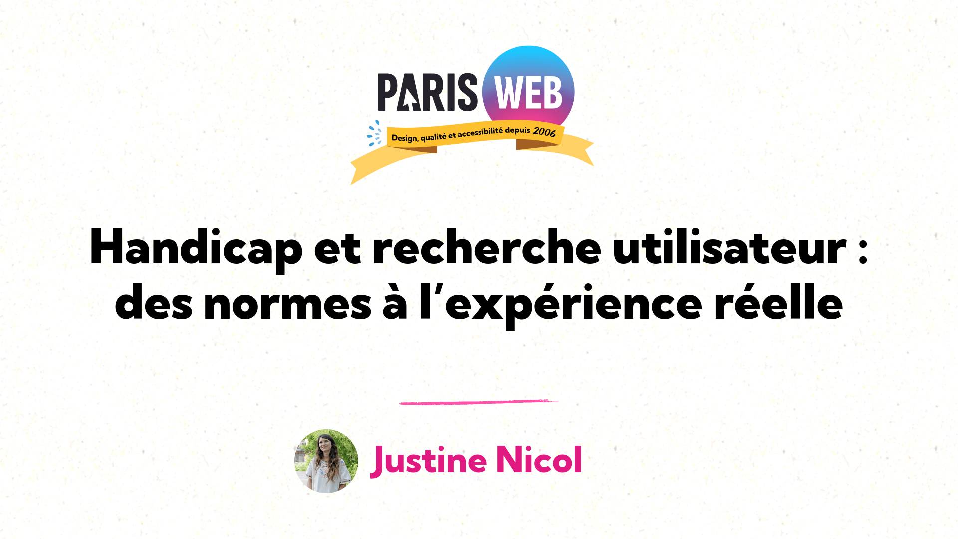 Paris Web: "Au-delà des normes, une accessibilité vécue : Jus…" - Mamot ...
